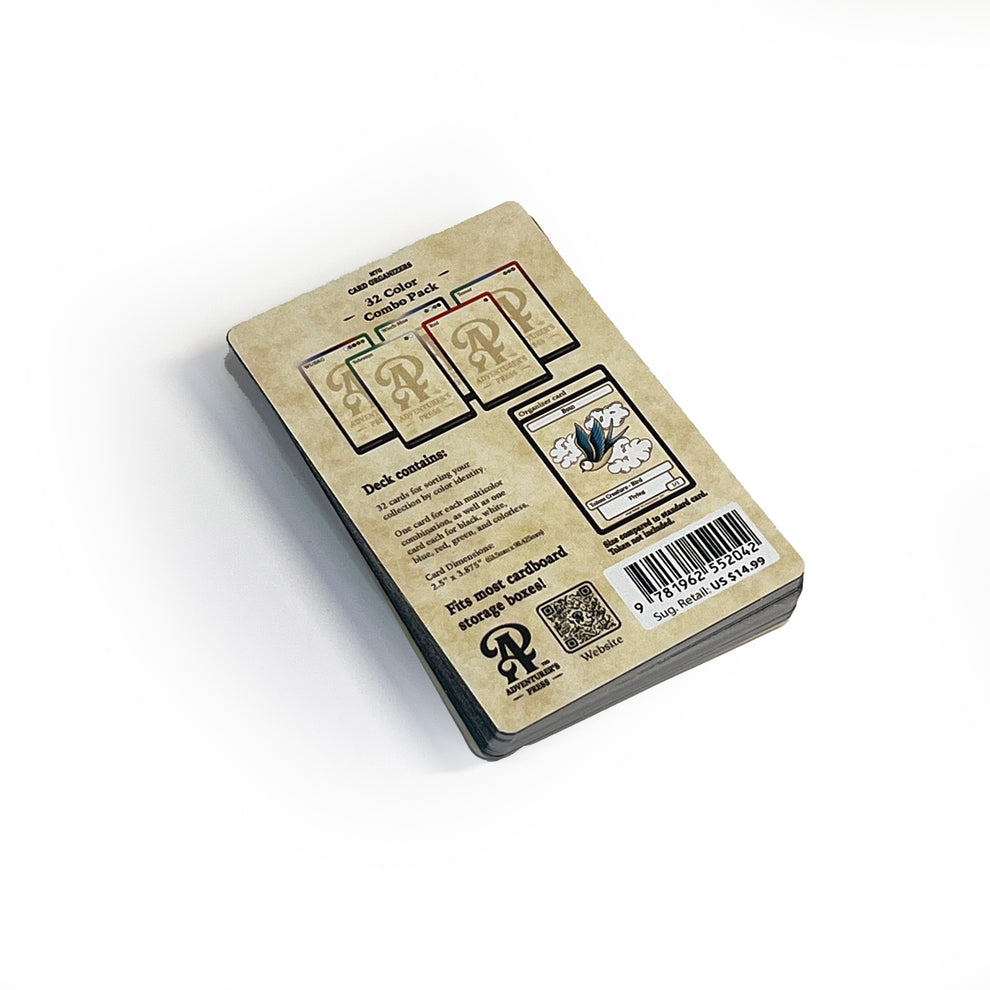 32 Color Combo Pack Magic the Gathering Organizer Cards: 32 cards for ...