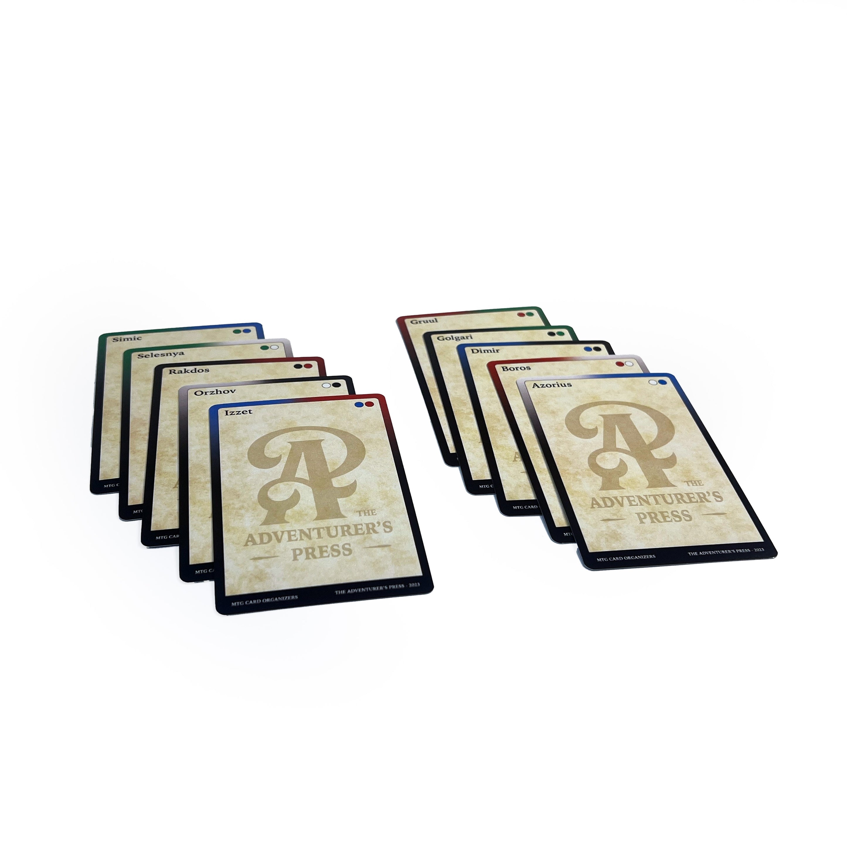 32 Color Combo Pack Magic the Gathering Organizer Cards: 32 cards for ...