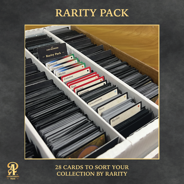 Rarity Pack Magic the Gathering Organizer Cards: 28 cards for organizi ...