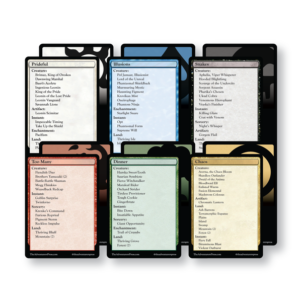 Foundations Jump Start Decklists – The Adventurer's Press