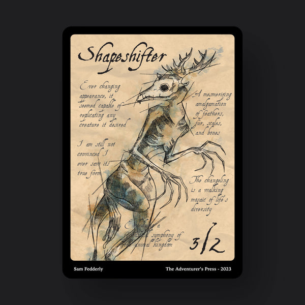 Shapeshifter Token Pack for Magic the Gathering MTG: 4 Pack 3/2 Shapes ...